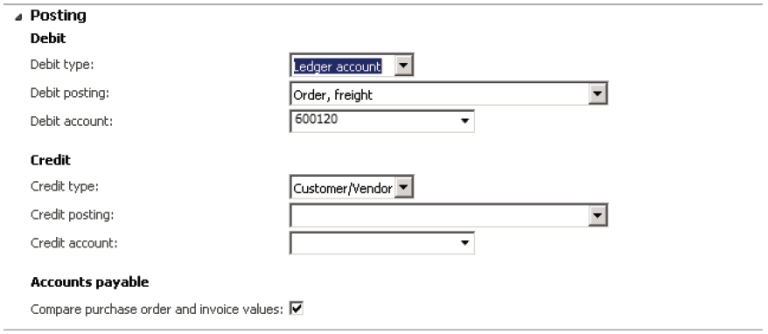 AX 2012: Charges Codes – D365 for Finance and Operations