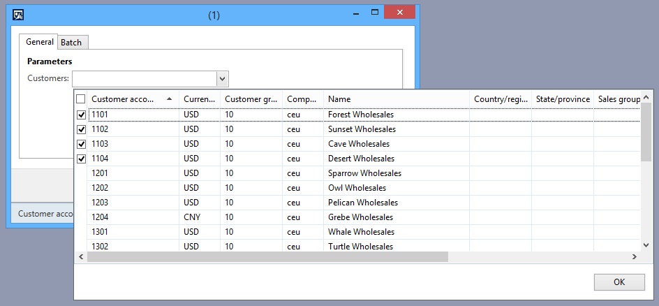AX 2012: Multi-Select Lookup for SSRS Report Dialog – D365 for Finance and Operations