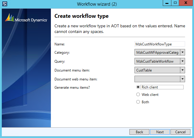 AX 2012: Create Custom Workflow – D365 for Finance and Operations