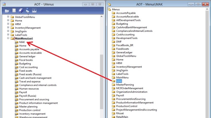 AX 2012: Add Custom Module to Main Menu – D365 for Finance and Operations